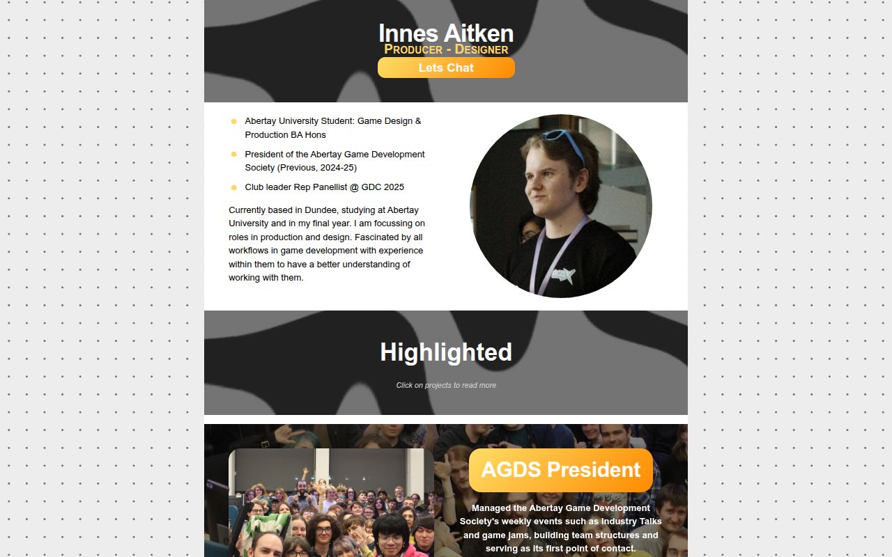 Innes Aitken - Designer / Producer